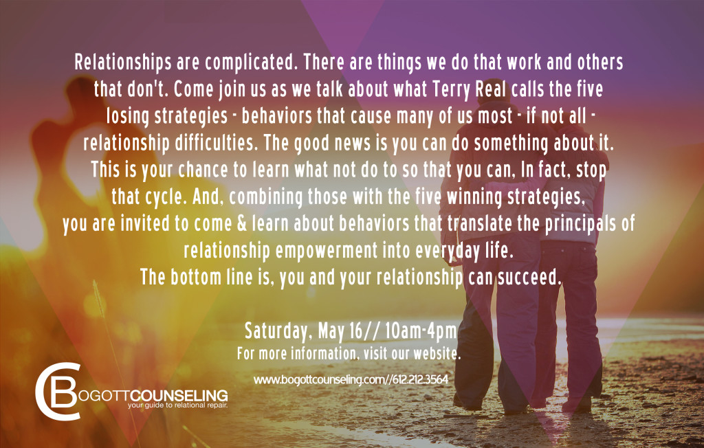 Marriage Care Events - Bogott Counseling